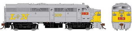 Rapido HO FA2 w/DCC & Sound, L&N #318