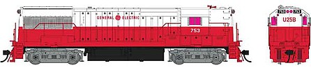 Rapido U25B High Hood Ge Demonstrator #753 DCC & Sound