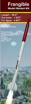 Rocketarium Frangible ARCAS Model Rocket #frngb