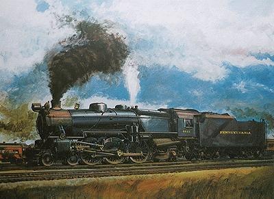 Reid Railroad Art Print - Great Trains of America Collection PRR ...