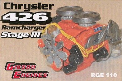 Ross-Gibson Chrysler 426 Ramcharger Stage III Engine