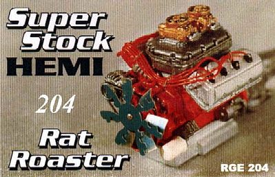 Ross-Gibson Hemi 426 Super Stock Rat Roaster Engine Plastic Model ...