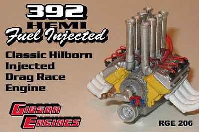 Ross-Gibson Hemi 392 Hilborn Fuel-Injected Engine