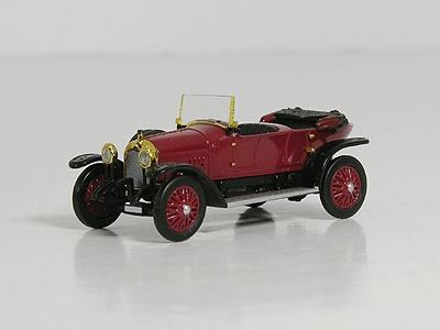 Ricko 1914 Audi Type C Alpensieger Red w/Top Down - HO-Scale #38395