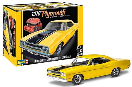 Revell-Monogram 1970 Plymouth Roadrunner Plastic Model Car Kit 1/24 ...