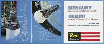 1/48 Mercury/Gemini Capsule Set SSP (rmx85-1834) Revell-Monogram Space ...