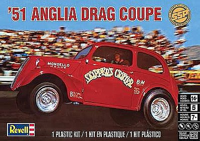 Revell-Monogram Anglia Drag Coupe Plastic Model Car Kit 1/25 Scale #851269