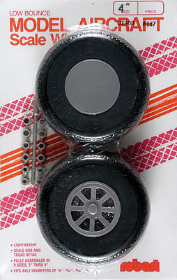 Robart Scale Wheels 4 Diamond Tread #137