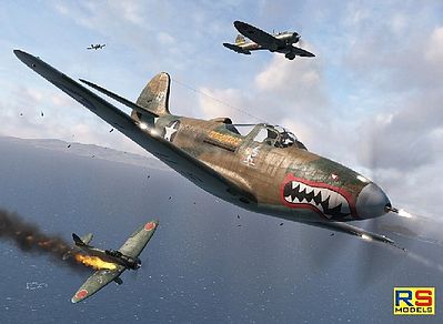 RS P400 Airacobra Fighter Plastic Model Airplane Kit 1/72 Scale #92133