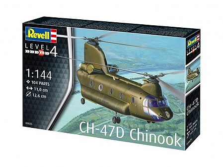 Revell-Germany CH-47D Chinook Helicopter Plastic Model Helicopter Kit 1 ...