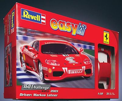 Revell-Germany M.Lehner Ferrari 360 Challenge Plastic Model Car Kit 1/ ...