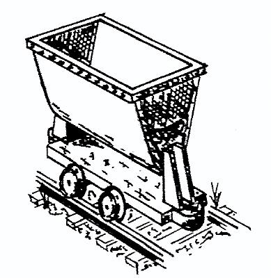 Sequoia Side Dump Mine Car - HO-Scale #1179