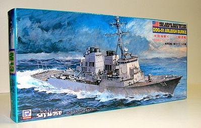 Skywave US Missile Destroyer Arleigh Burke Class DDG51 Plastic Model ...
