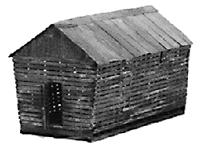 Scale-Structures Country Corn Crib Kit - HO-Scale #1156