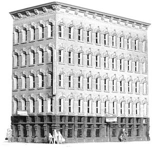 Scale-Structures Victoria Falls Hotel Kit - HO-Scale #1505