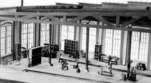 Scale-Structures Roundhouse Interior (Unpainted Metal Castings) HO ...