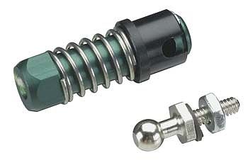 Sullivan Aluminum Ball Connector w/Sleeve 2mm Green #s592