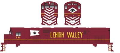 Stewart AlCo C628 Loco LV #627 - HO-Scale