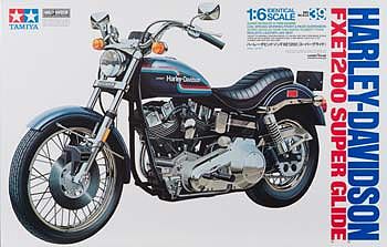 Tamiya Harley Davidson FXE1200 Super Glide Bike Plastic Model ...
