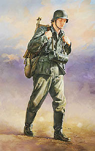 Tamiya WWII German Machine Gun Loader Soldier Plastic Model Military ...