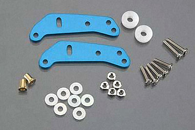 Tamiya Mini 4WD PRO Alum Side Extension Roller Mnt Blue #94616
