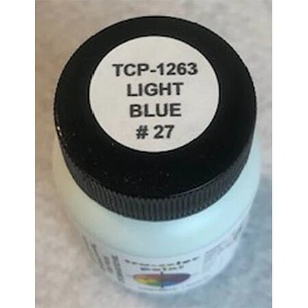 Tru-Color Light Blue #27 1oz Hobby and Model Enamel Paint #1263