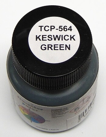 Tru-Color Keswick Green 1oz Hobby and Model Enamel Paint #564