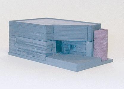 Trident Resin R23 Concrete Machine Gun Bunker HO Scale Model Railroad ...