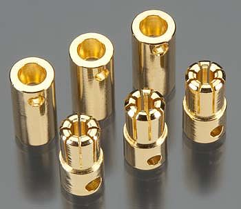 Tekin-Electronics Solid High Power 6.5mm Gold Connector (3) #tt3056