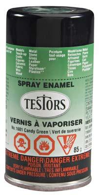 Testors Spray Transparent Candy Emerald Green 3 oz #1601c
