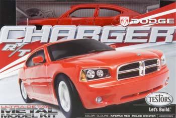 Testors 1/24 Dodge Charger RT (Red) (Metal Kit) (D) #462006n