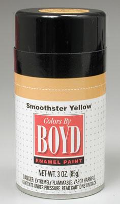Testors Spray Boyd Smoothster Yellow 3 oz