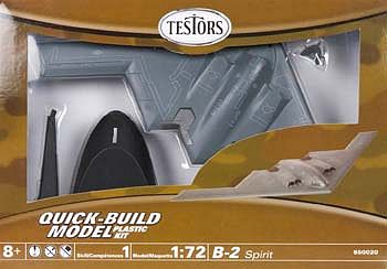 Testors 1/200 Quick-Build- B2 Aircraft (Plastic Kit) #650020