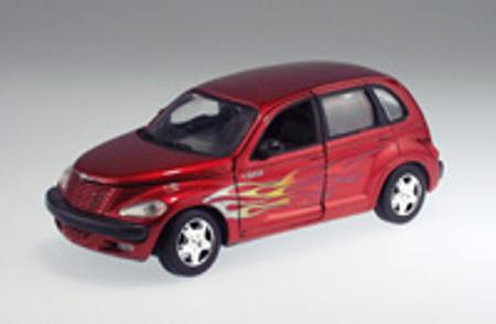 Testors 1/24 PT Cruiser Red w/Flame Metal