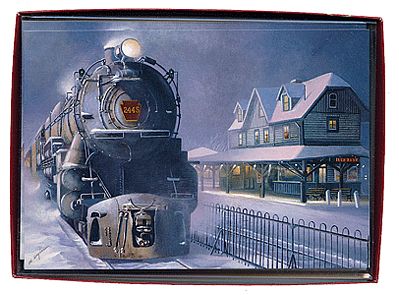 Train-Enthusiast Christmas Card 10-Pack Pennsylvania Railroad K-4 ...