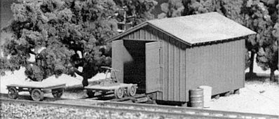 Tichy-Train Handcar Shed & Milk Station Kit HO Scale Model Railroad ...
