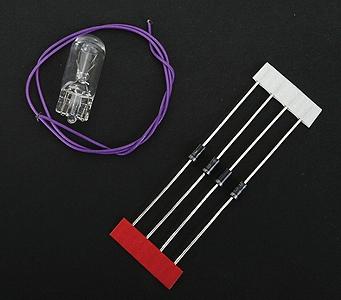 Tomar Constant Intensity Light Source 14v Lamp, 4 Diodes HO Scale Model ...