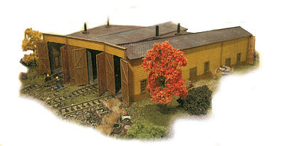 N-Scale-Arch Conway Roundhouse Kit N Scale Model Railroad Building #10024