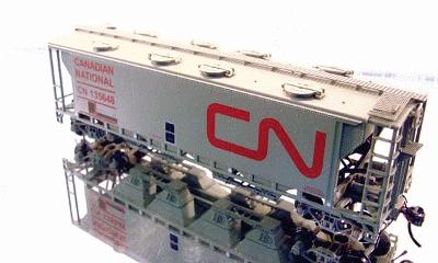 TrueLine Slab Side Hopper Car Assortment pkg(6) w/8 Round Hatches ...