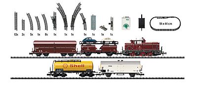 Trix Transfer Freight Train Starter Set Minitrix N Scale Model Train ...