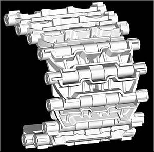 Trumpeter T-72 Workable Track Link Set (200 links) Plastic Model ...
