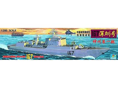 Trumpeter Chinese Destroyer Shenzhen Plastic Model Military Ship Kit 1/ ...