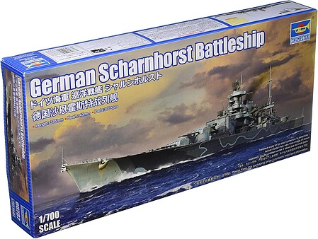 Trumpeter German Scharnhorst Battleship Plastic Model Military Ship Kit ...