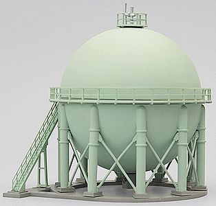 Tomy United Oil Co. Spherical Propane Storage Tank (C) Kit N Scale ...