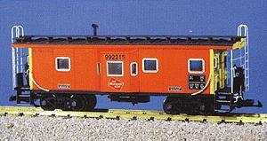 USA-Trains Bay Window Caboose Milwaukee Road (orange, yellow) - G-Scale ...