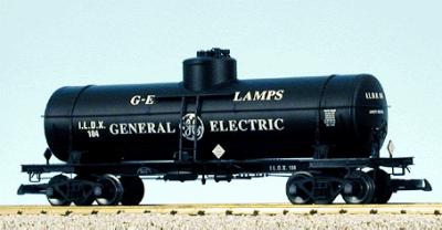 USA-Trains 10,000-Gallon Tank Car General Electric (black) - G-Scale #15118