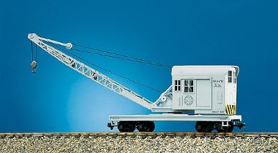 USA-Trains 25 Ton crane car MOW grey - G-Scale