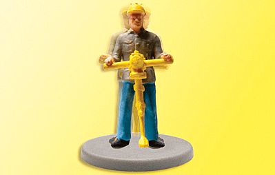 Viessmann Animated Track Worker w/Large Pneumatic Track Bolt Wrench 14 ...