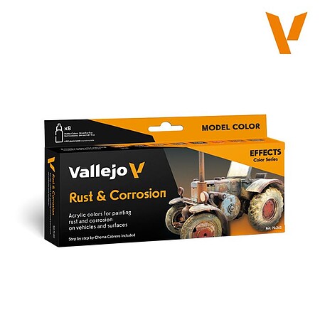 Vallejo (bulk of 8) Rust & Corrosion Model Color Set