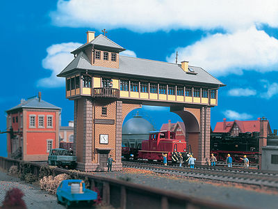 Vollmer Signal Box Overhead 2-Trk - HO-Scale #5726